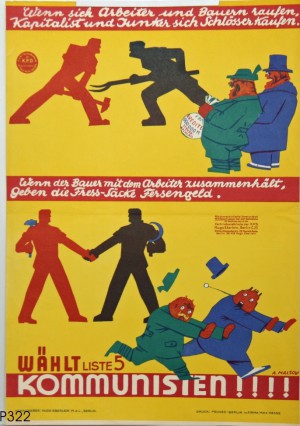 Kommunistische Partei Deutschlands (KPD) - Wahlplakate in der Weimarer ...